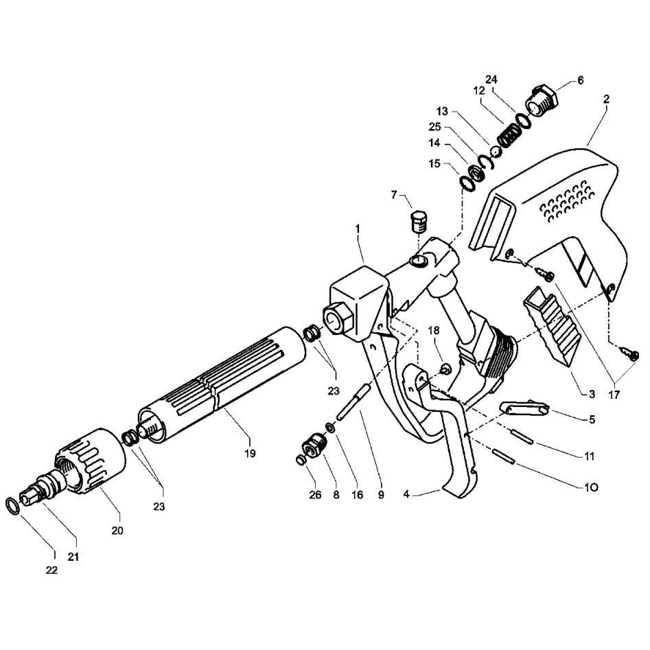 Trigger gun - Septimus Spares